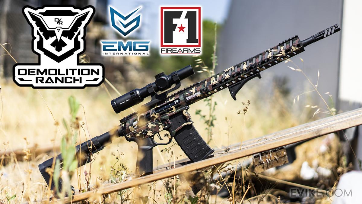 Demolition Ranch UDR-15 AR15 Airsoft AEG Training Rifle by EMG / F-1 ...