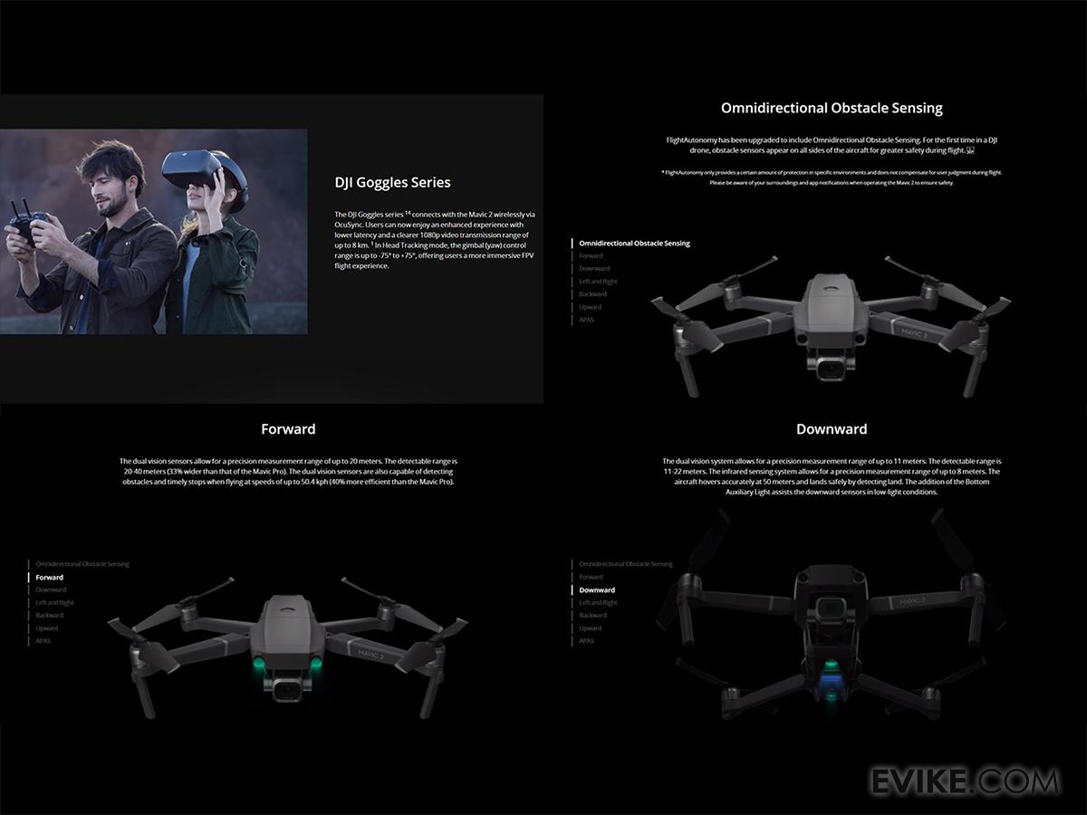 DJI Mavic 2 Pro Drone w/ Hasselblad 20MP 4K UHD Camera, Tactical Gear ...