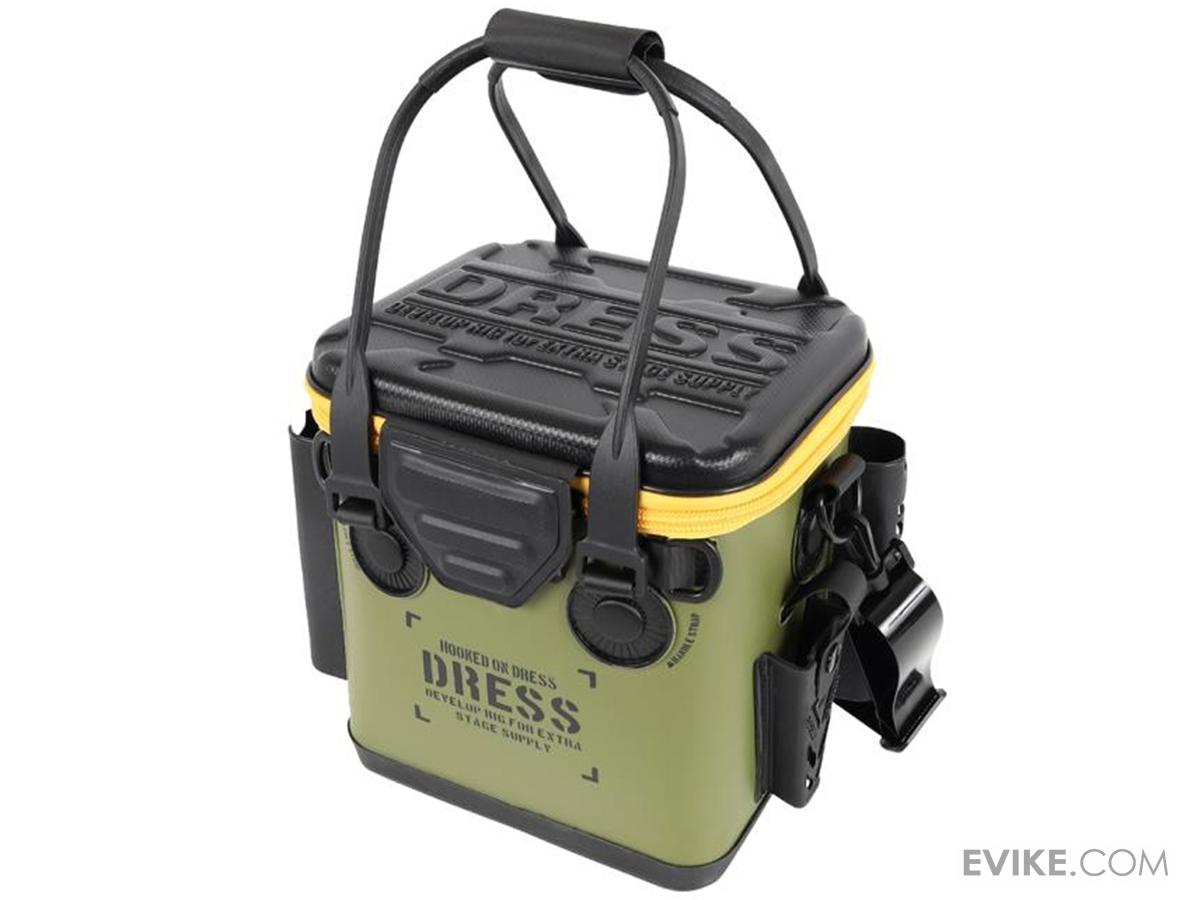 DRESS Bakkan Micro 12L Tackle Bag w/ Rod Holder (Color: Olive / Black), MORE, Fishing, Box and ...