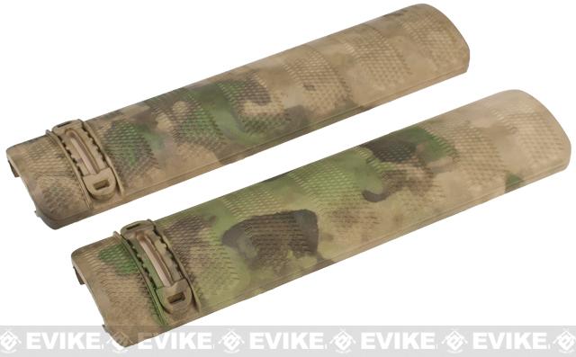 DYTAC 6" Camo Polymer Airsoft Rail Covers - Set of 2 (Color: Arid ...