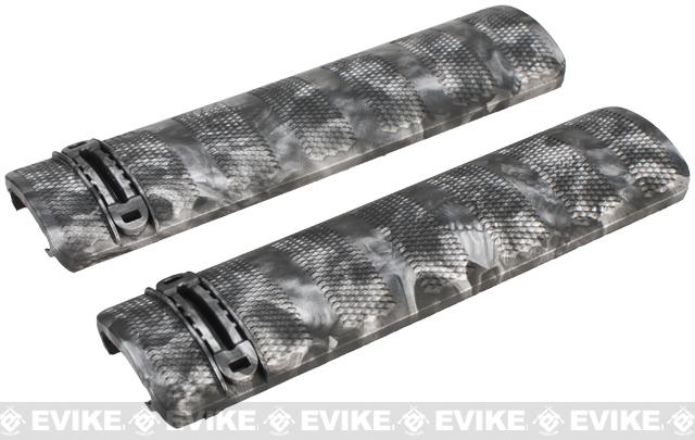DYTAC 6" Camo Polymer Airsoft Rail Covers - Set of 2 (Color: Reaper ...
