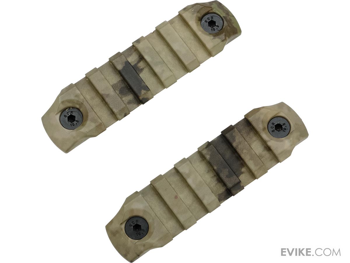DyTac Polymer Keymod Rail Segments Set (Color: A-TACS AU / 2X 5 Slot ...
