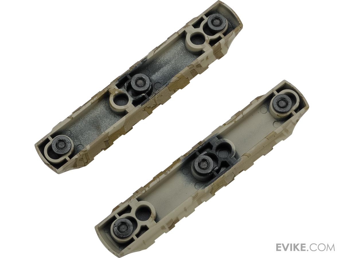 DyTac Polymer Keymod Rail Segments Set (Color: Digital Desert / 2X 7 ...