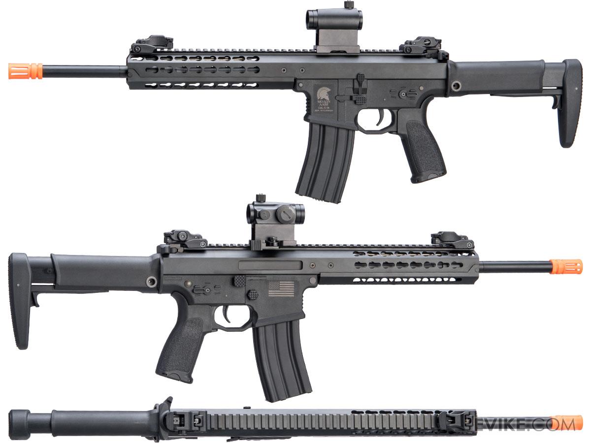 Matrix Warlord Modular Airsoft AEG (Model: A / Rifle Length / Black / Go Airsoft Package ...