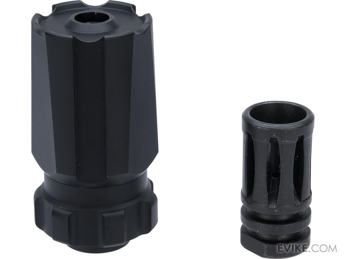 Dytac BLAST Flash Hider for Airsoft Rifles (Type: Built-In Xcortech ...