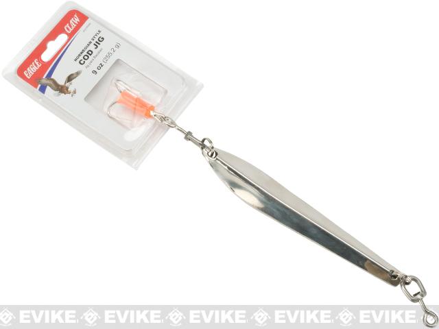 Eagle Claw Stainless Steel Cod Jig (Size: 9 oz), MORE, Fishing, Jigs ...