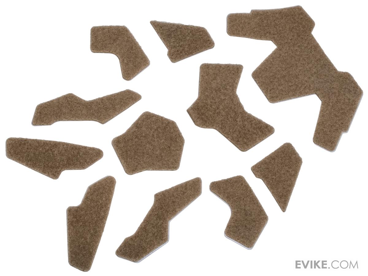 TMC SF Style Helmet Self Adhesive Hook and Loop Set (Color: Dark Earth ...