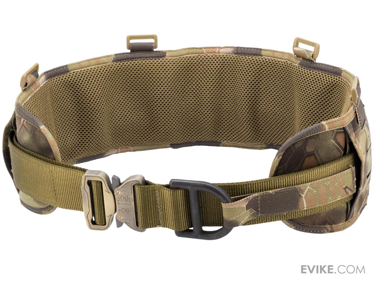 TMC Laser-Cut Padded Battle Belt w/ Rigger's Belt (Color: Kryptek ...