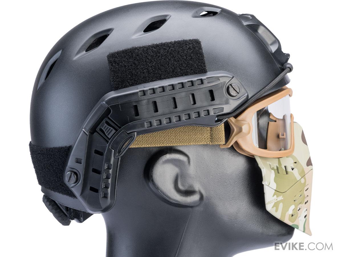 TMC Full Face Mask with Removable ANSI 87.1 Goggles (Color: Multicam ...
