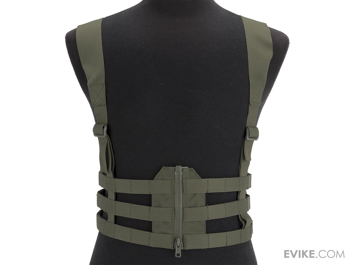 TMC Ultra Low Profile Chest Rig / Load Bearing Harness (Color: Ranger ...