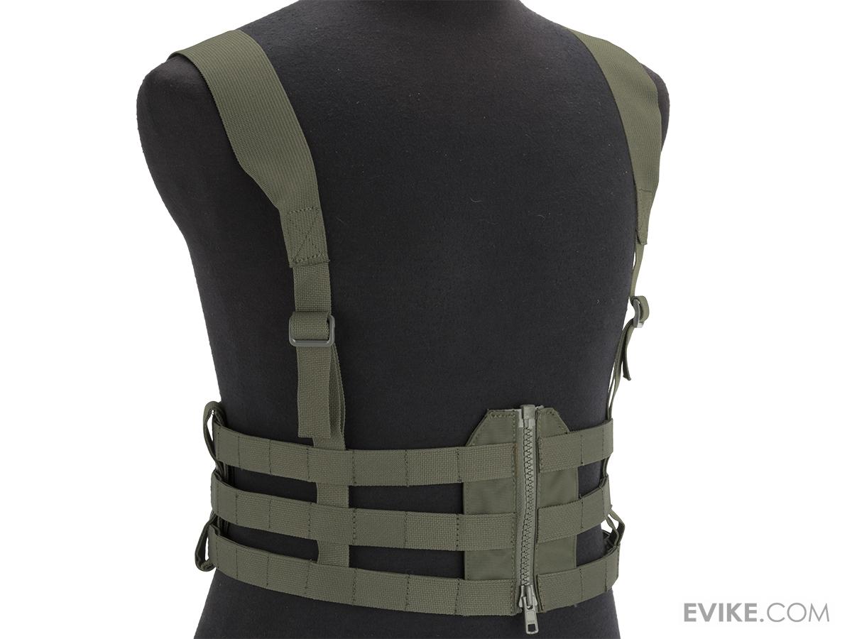 TMC Ultra Low Profile Chest Rig / Load Bearing Harness (Color: Ranger ...