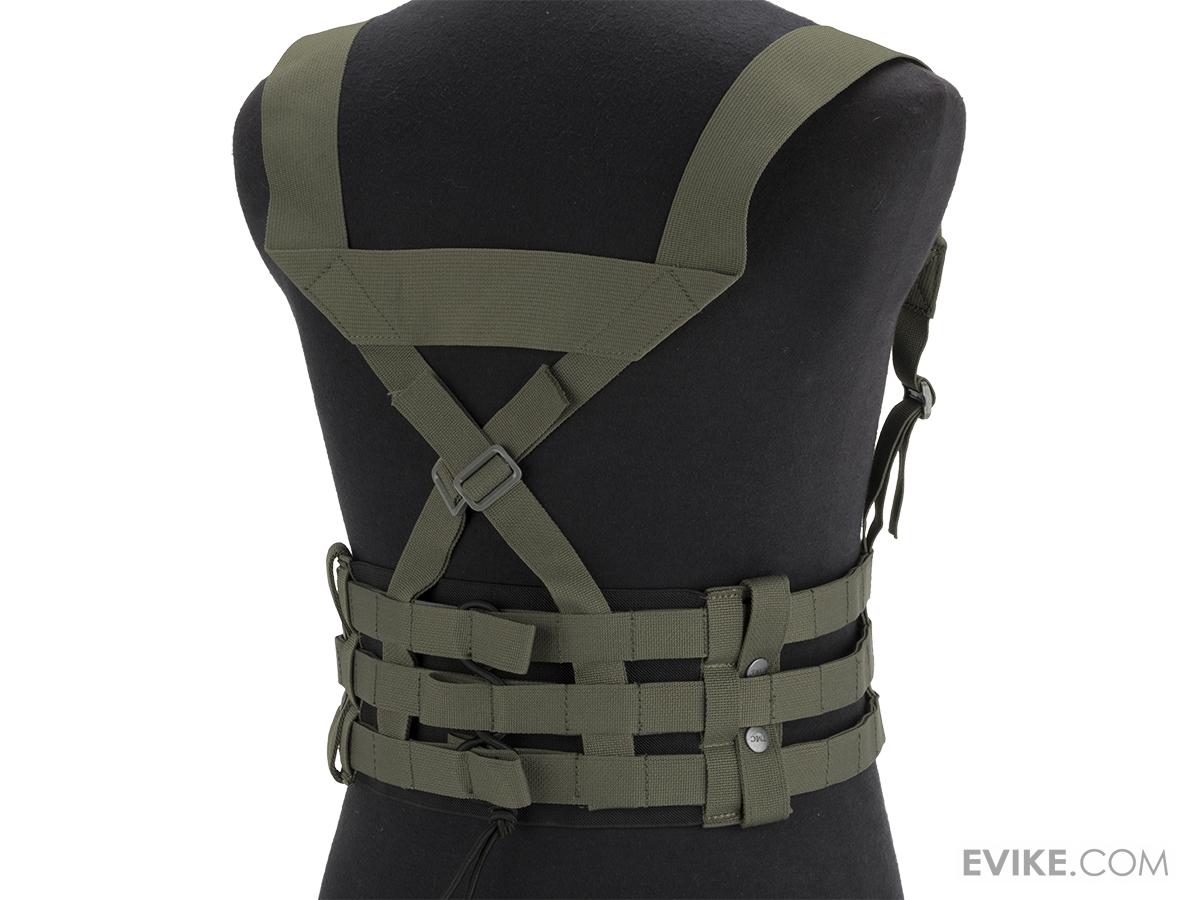 TMC Ultra Low Profile Chest Rig / Load Bearing Harness (Color: Ranger ...