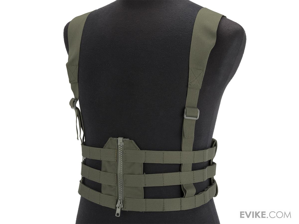 TMC Ultra Low Profile Chest Rig / Load Bearing Harness (Color: Ranger ...