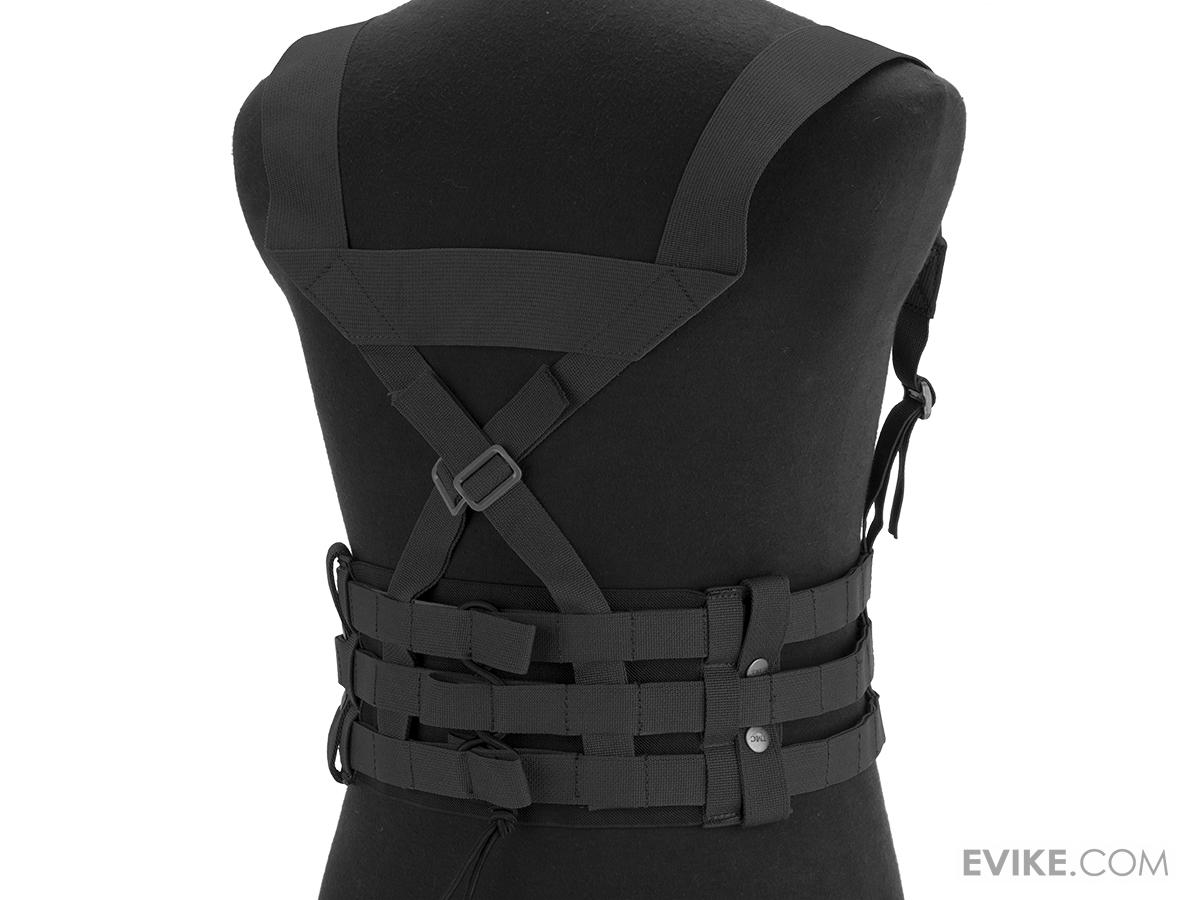 TMC Ultra Low Profile Chest Rig / Load Bearing Harness (Color: Black ...