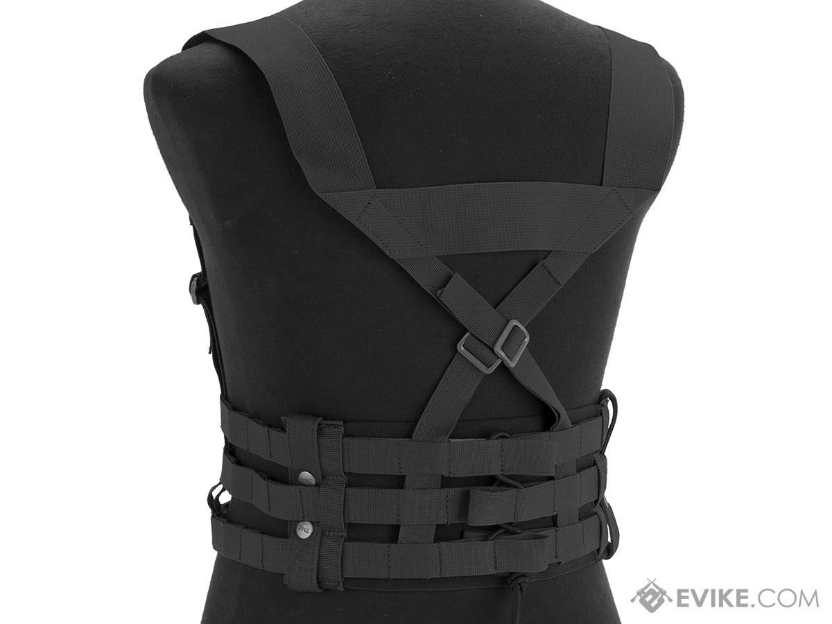TMC Ultra Low Profile Chest Rig / Load Bearing Harness (Color: Black ...