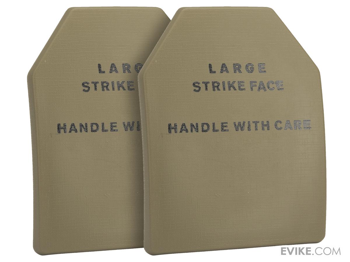 Evike.com Lightweight Replica SAPI Plate (Size: Large / Tan / Set of 2 ...