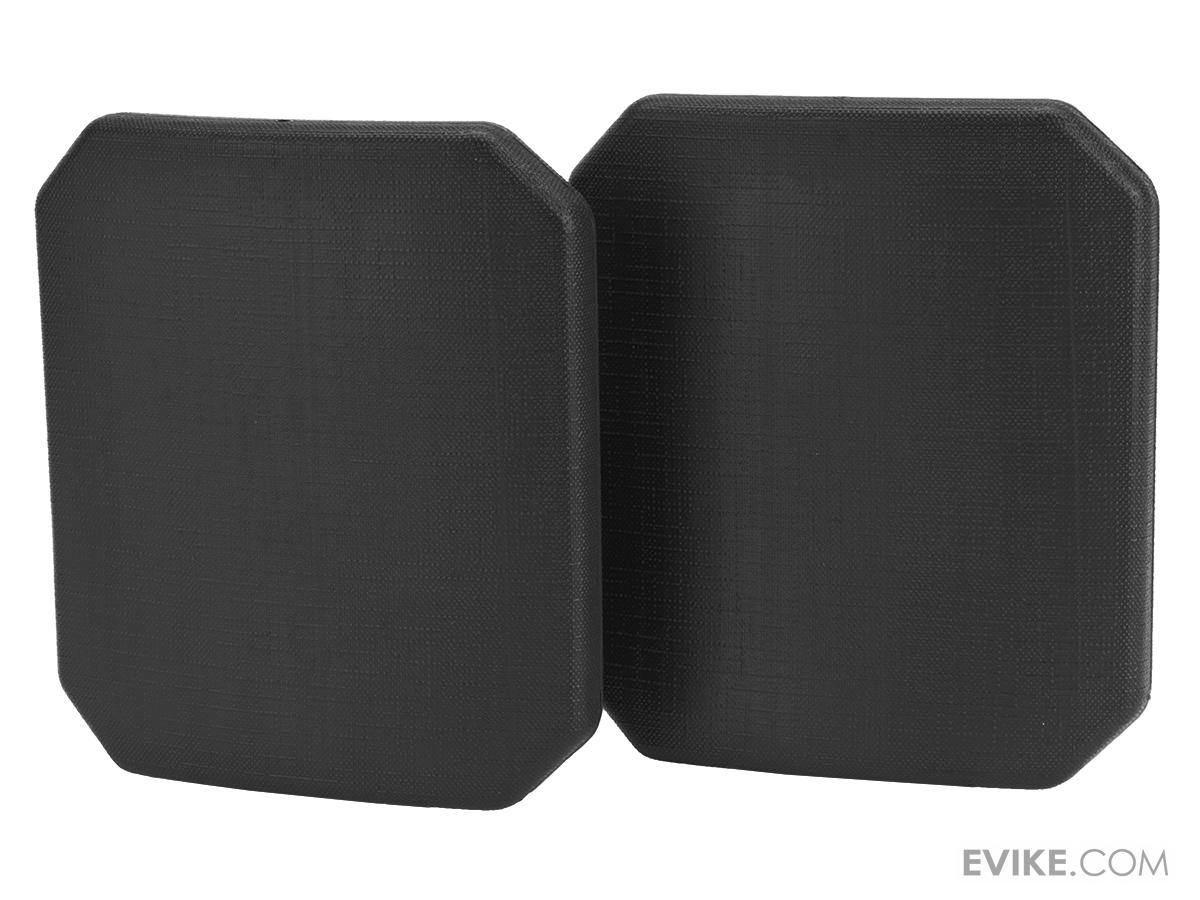 Evike.com Lightweight Replica SAPI Plate (Size: Medium / Black / Set of ...