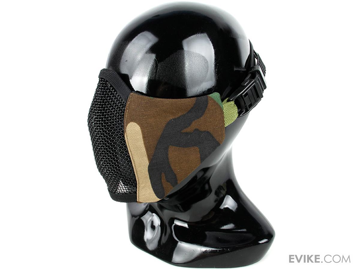 TMC PDW Ver2 Half Face Soft Mask w/ Steel Mesh (Color: Woodland ...