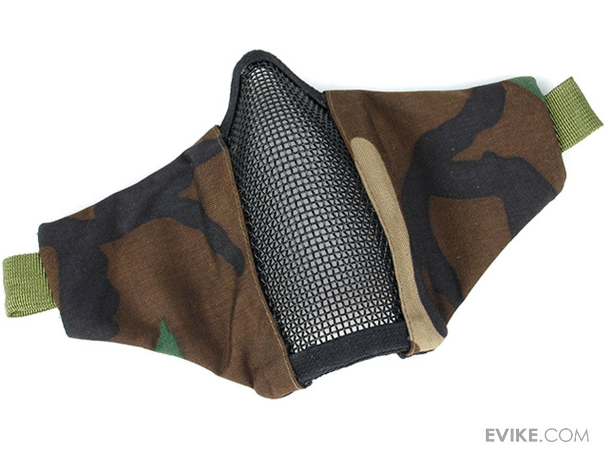 TMC PDW Ver2 Half Face Soft Mask w/ Steel Mesh (Color: Woodland ...