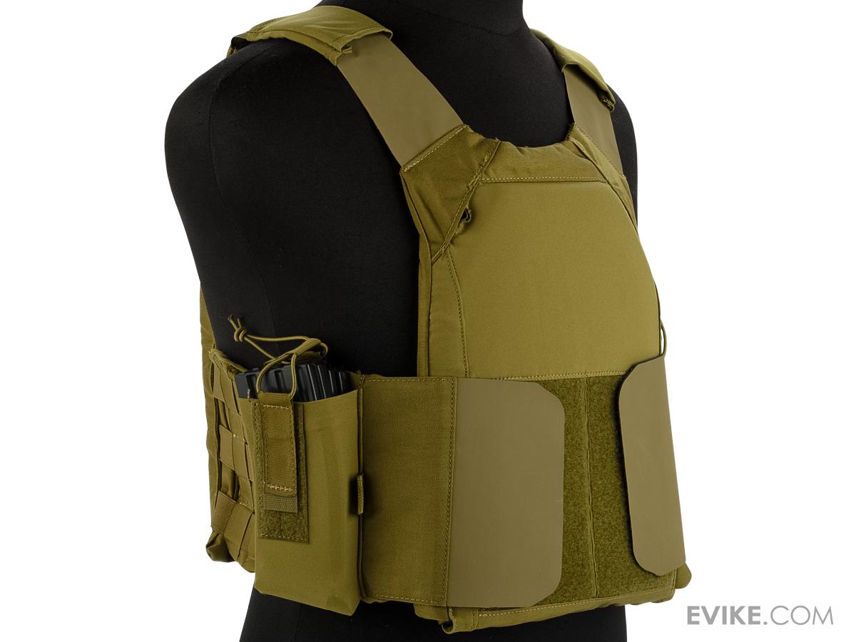 TMC Slick Style LV Plate Carrier (Color: Khaki), Tactical Gear/Apparel ...