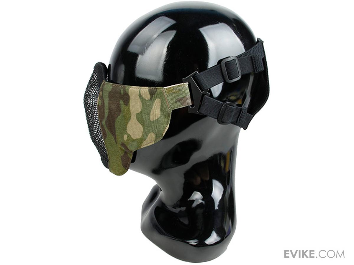 TMC PDW Ver2 Half Face Soft Mask w/ Steel Mesh (Color: Multicam Tropic ...