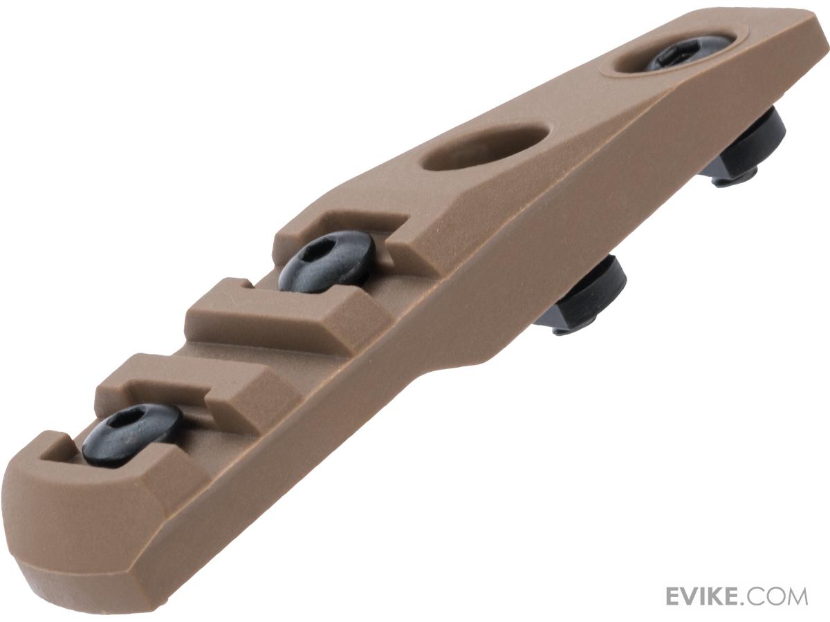 TMC Nylon Fiber Picatinny M-LOK Cantilever Rail Section (Length: 3 Slot ...