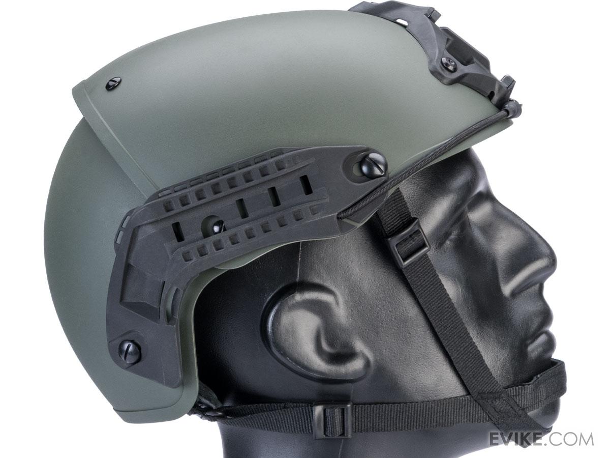 TMC Deluxe Version Air Flow Bump Style Airsoft Helmet (Color: Ranger ...