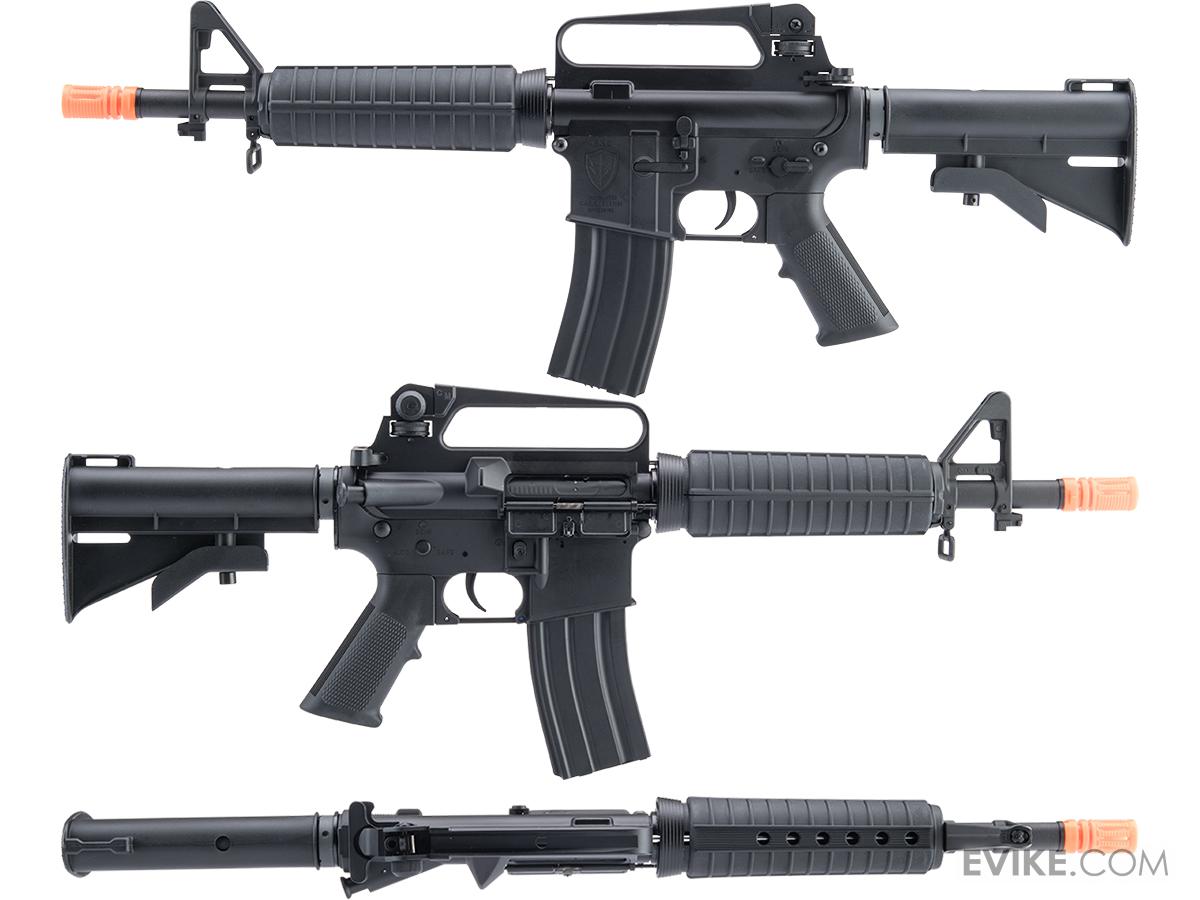 Cybergun Colt Airsoft M733 Airsoft AEG Rifle (Color: Black), Airsoft ...