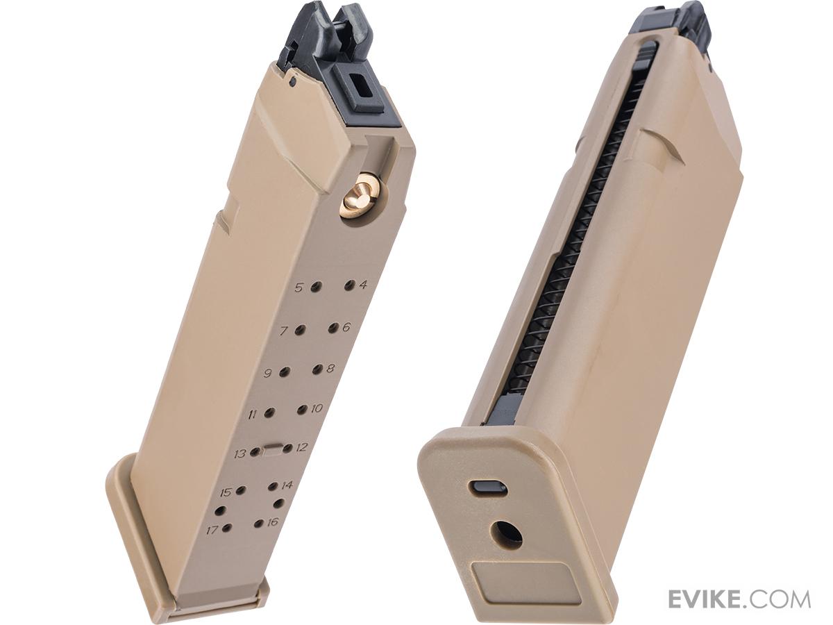 E&C Airsoft 24 Round Magazine for Elite Force GLOCK 17 Series Gas ...