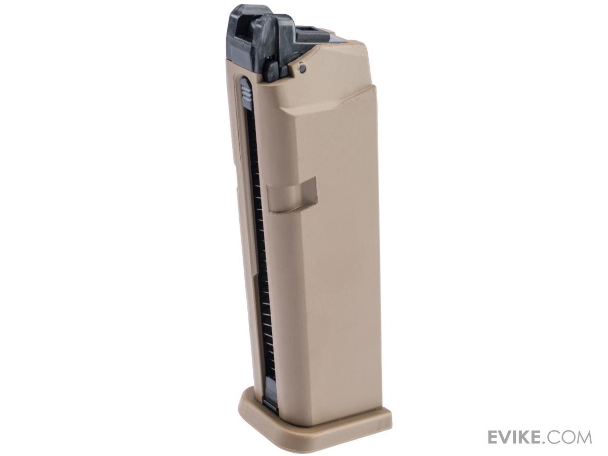 E&C Airsoft 24 Round Magazine for Elite Force GLOCK 17 Series Gas ...