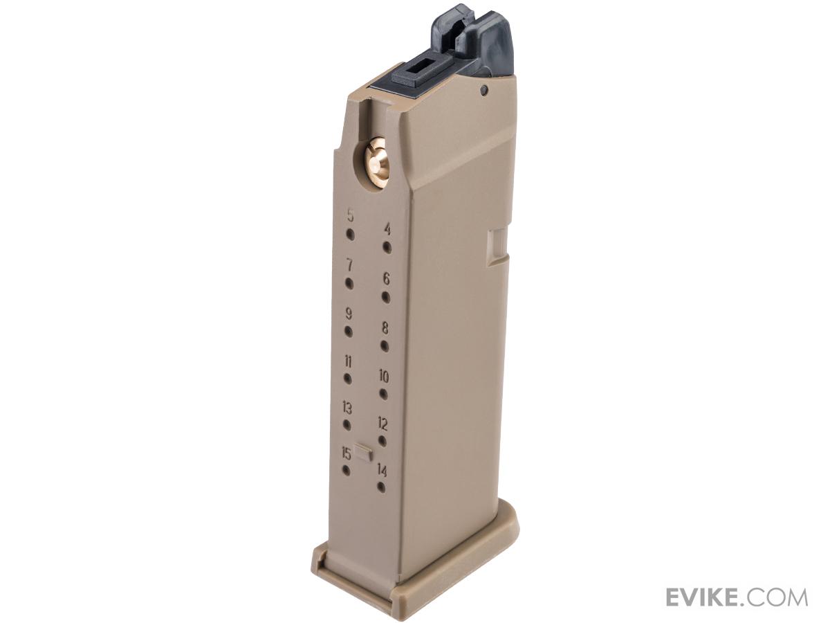 E&C Airsoft 20 Round Magazine for Elite Force GLOCK 19 Series Gas ...