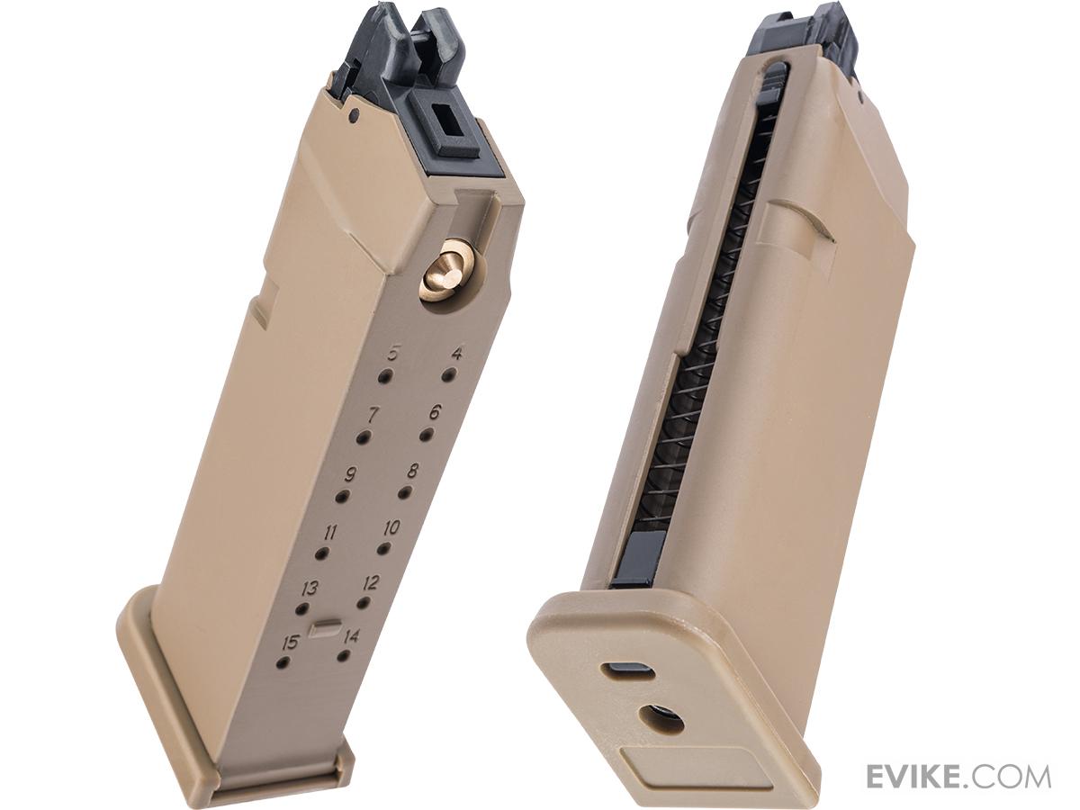 E&C Airsoft 20 Round Magazine for Elite Force GLOCK 19 Series Gas ...