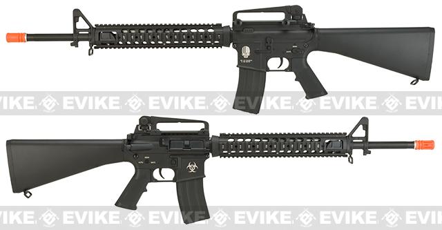 E&C Airsoft Special Purpose Rifle Full Metal Airsoft AEG Rifle - Black ...