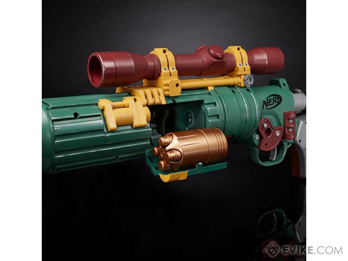 Nerf Star Wars LMTD Boba Fett EE-3 Blaster Foam Dart Gun, MORE, Foam ...
