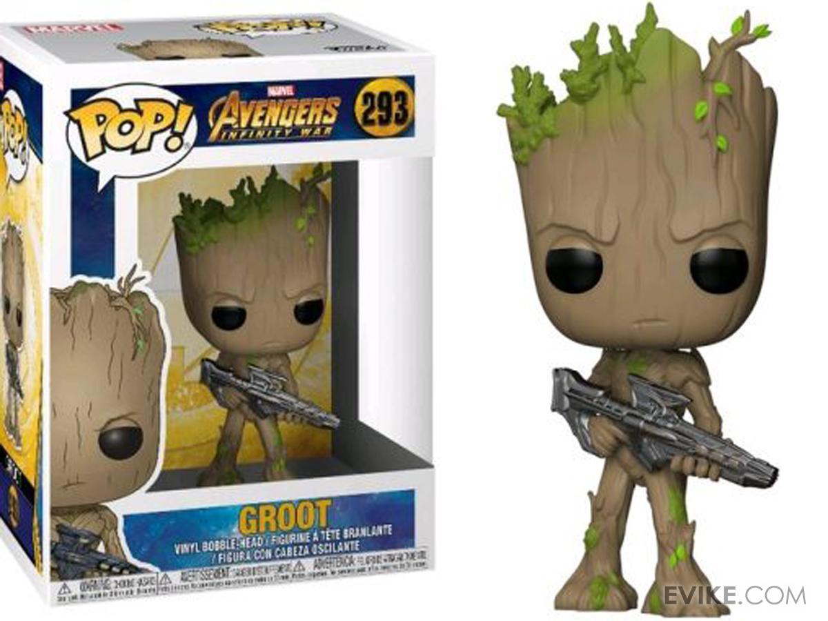 Funko POP! Guardians of the Galaxy - Teen Groot with Gun, MORE, Action ...