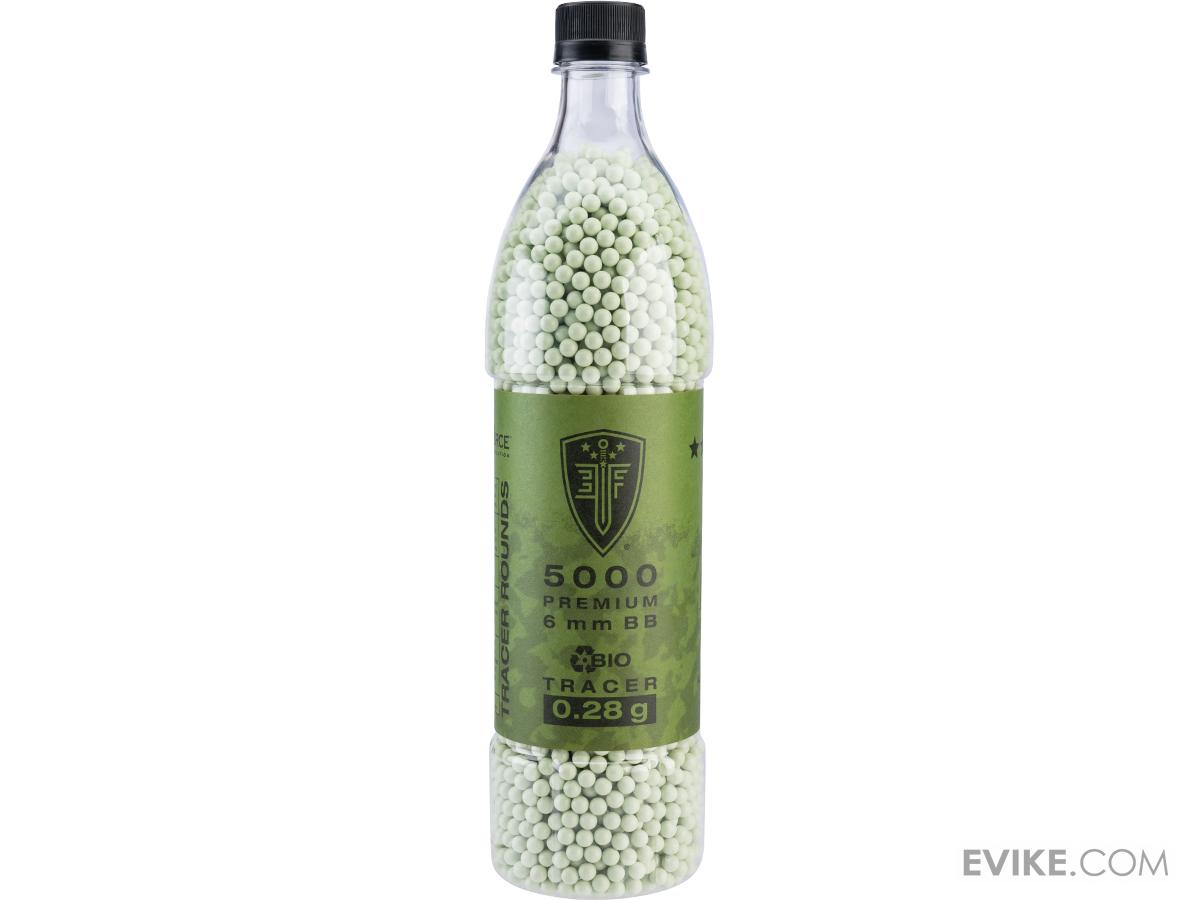 Elite Force Premium MilSim Biodegradable Tracer 6mm Airsoft BBs (Weight: .28g / 5000 Rounds ...
