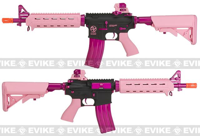 G&G Airsoft CM16 MOD-0 Airsoft M4 AEG Rifle UPI Edition - Pink/Black ...