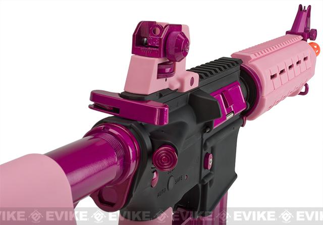 G&G Airsoft CM16 MOD-0 Airsoft M4 AEG Rifle UPI Edition - Pink/Black ...