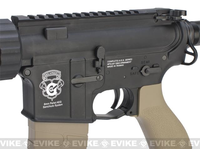G&G CQB-S MINI Airsoft Electric Blowback AEG Rifle (Package: Black ...