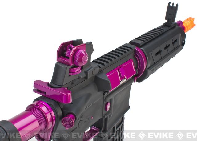 G&G GR4 G26 Airsoft Electric Blowback AEG Rifle - Black / Pink (Package ...