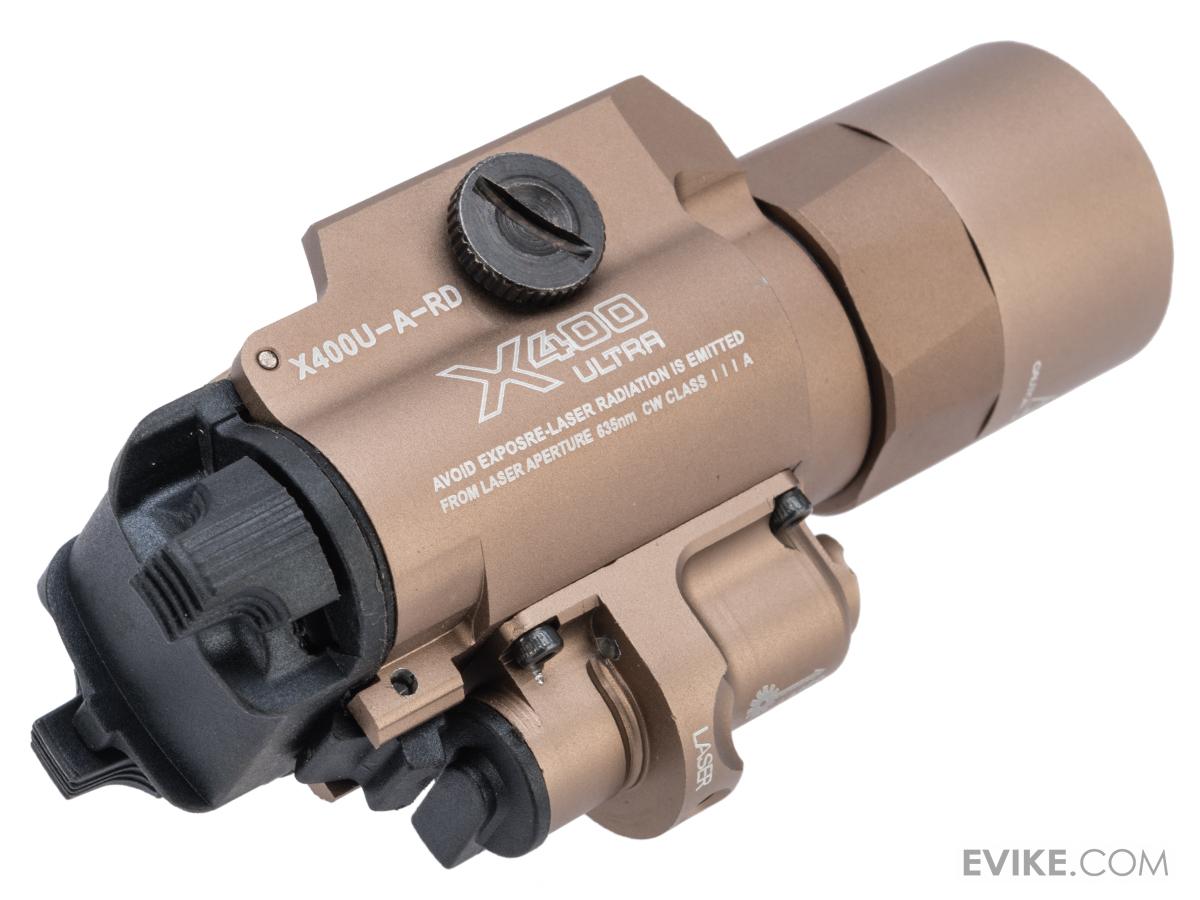 Night Evolution Tactical LED Weapon Light w/ Red Laser (Color: Desert ...