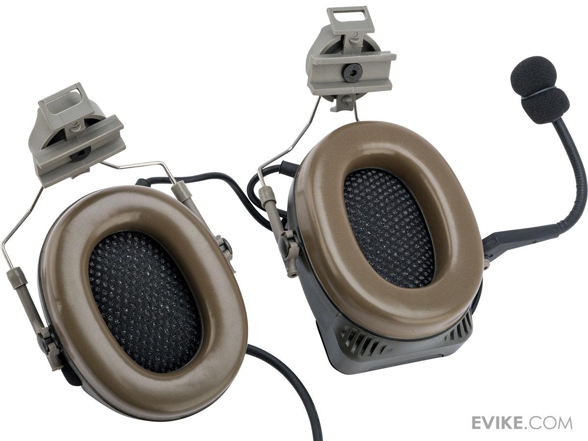 Element Z032 Military Style Noise Canceling Headset for FAST Helmets ...