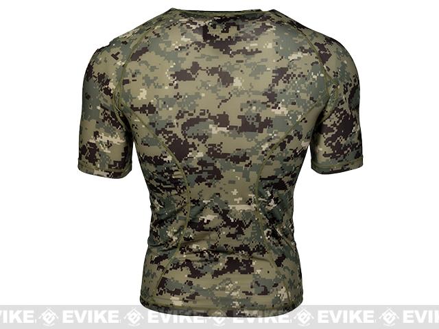 Emerson Skin-tight Base Layer Camo Outdoor Sports Running Shirt - AOR2 ...