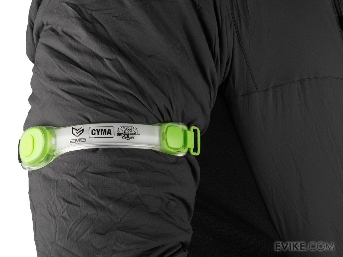 EMG Airsoft Nation IFF 4-Color LED Arm Band (Color: Green / Single ...