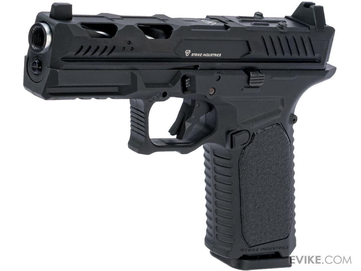 EMG Strike Industries ARK Airsoft Gas Blowback Pistol w/ STRIKE Frame (Model: Standard / Black ...