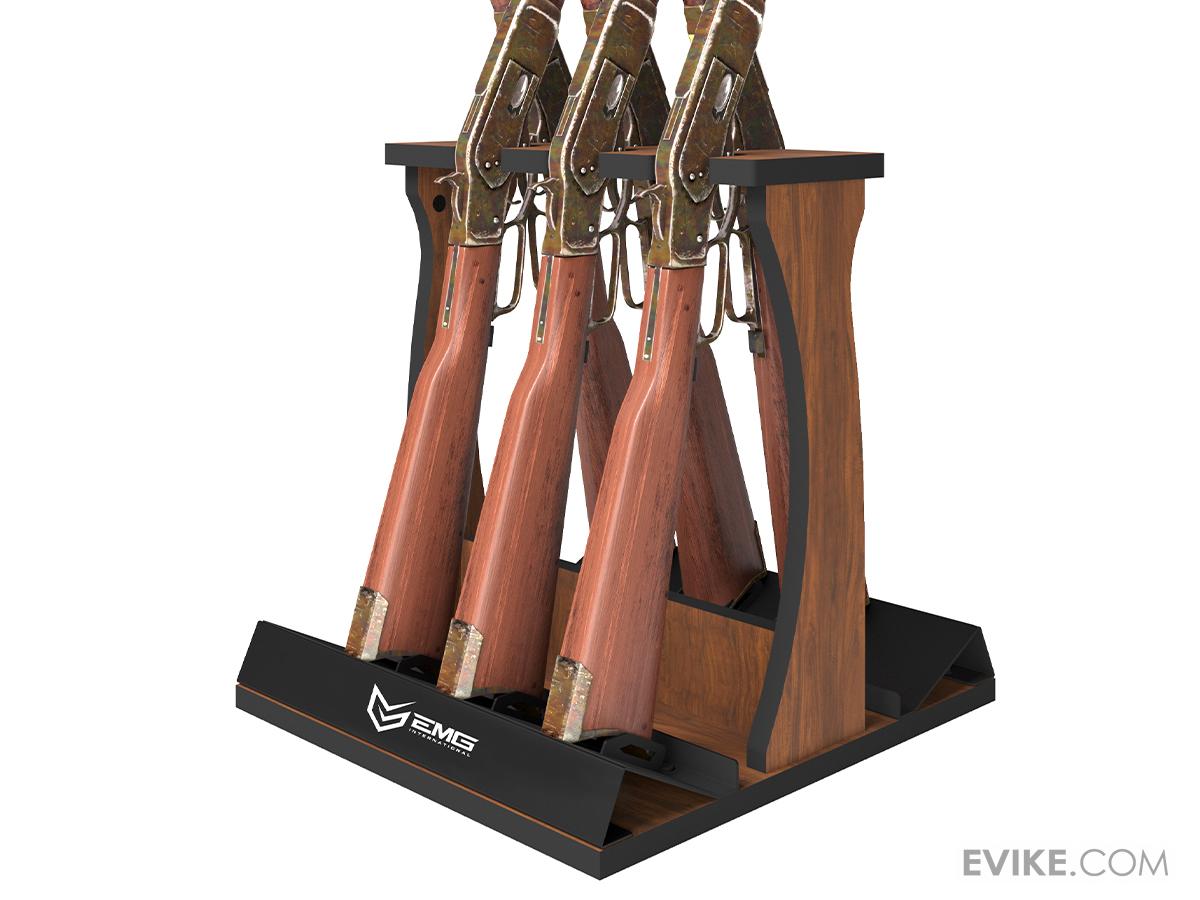 EMG Wooden Organizational Gun Rack / Display Stand (Capacity: 6 Long ...
