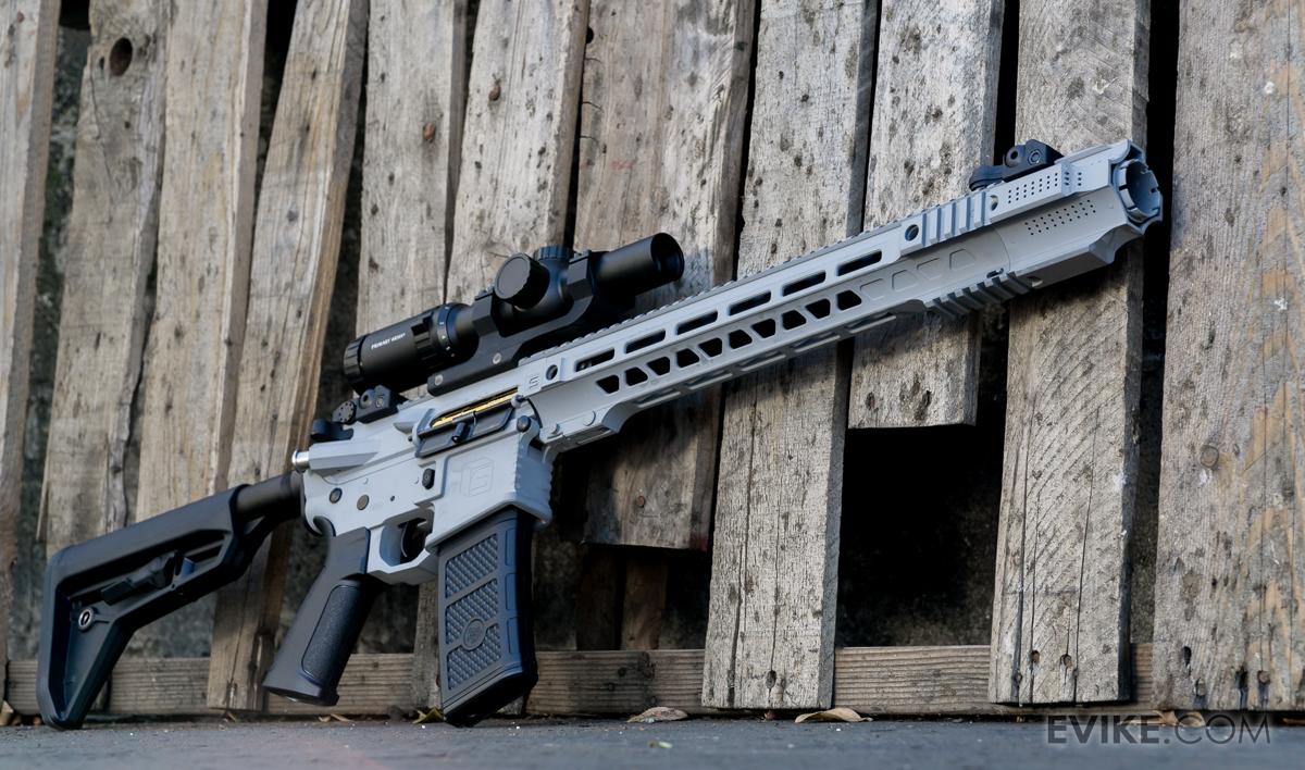 EMG Custom Cerakote SAI GRY Training Weapon M4 Airsoft AEG Rifle ...