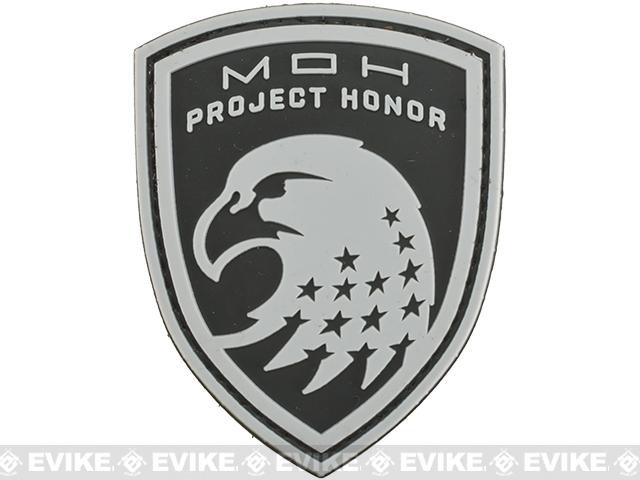 MOH PVC Morale Patch (Style: Eagle / Black), Tactical Gear/Apparel ...