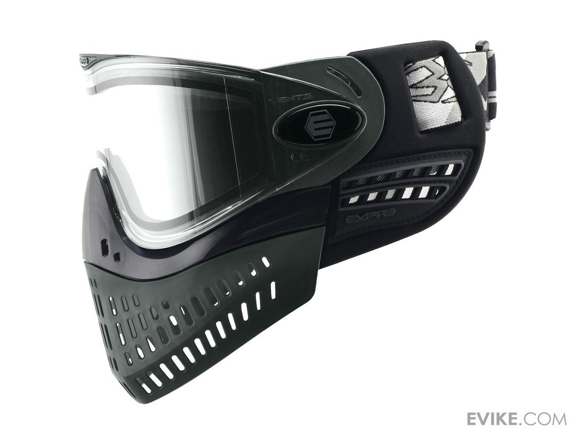 Empire Paintball e-Vent Full Face Mask (Color: Grey / Clear Thermal ...