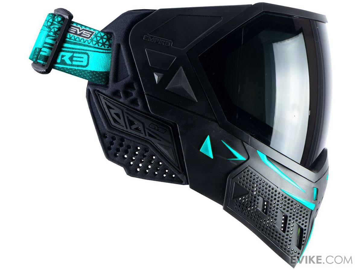 Empire Paintball EVS Full Face Mask (Color: Black & Aqua / Ninja and ...